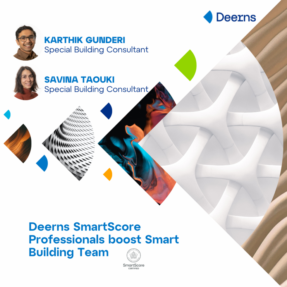 Deerns SmartScore Professionals boost Smart Building Team - Deerns